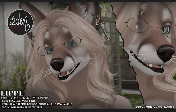 Second Life Marketplace - eden. // Lippe - FrettchenHaus Vulpine